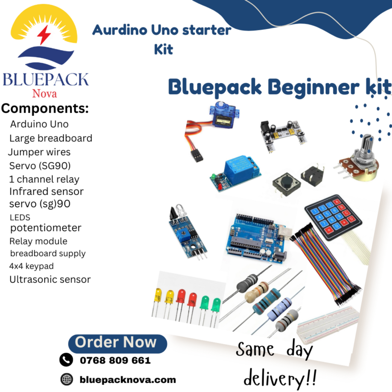 BLUEPACK BEGINNER STARTER KIT- Arduino Starter Kit | Bluepack Nova